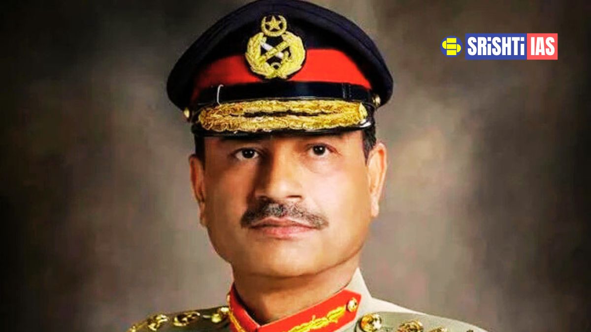 Asim Munir Becomes First Chief of Defence Forces of Pakistan — Srishti IAS