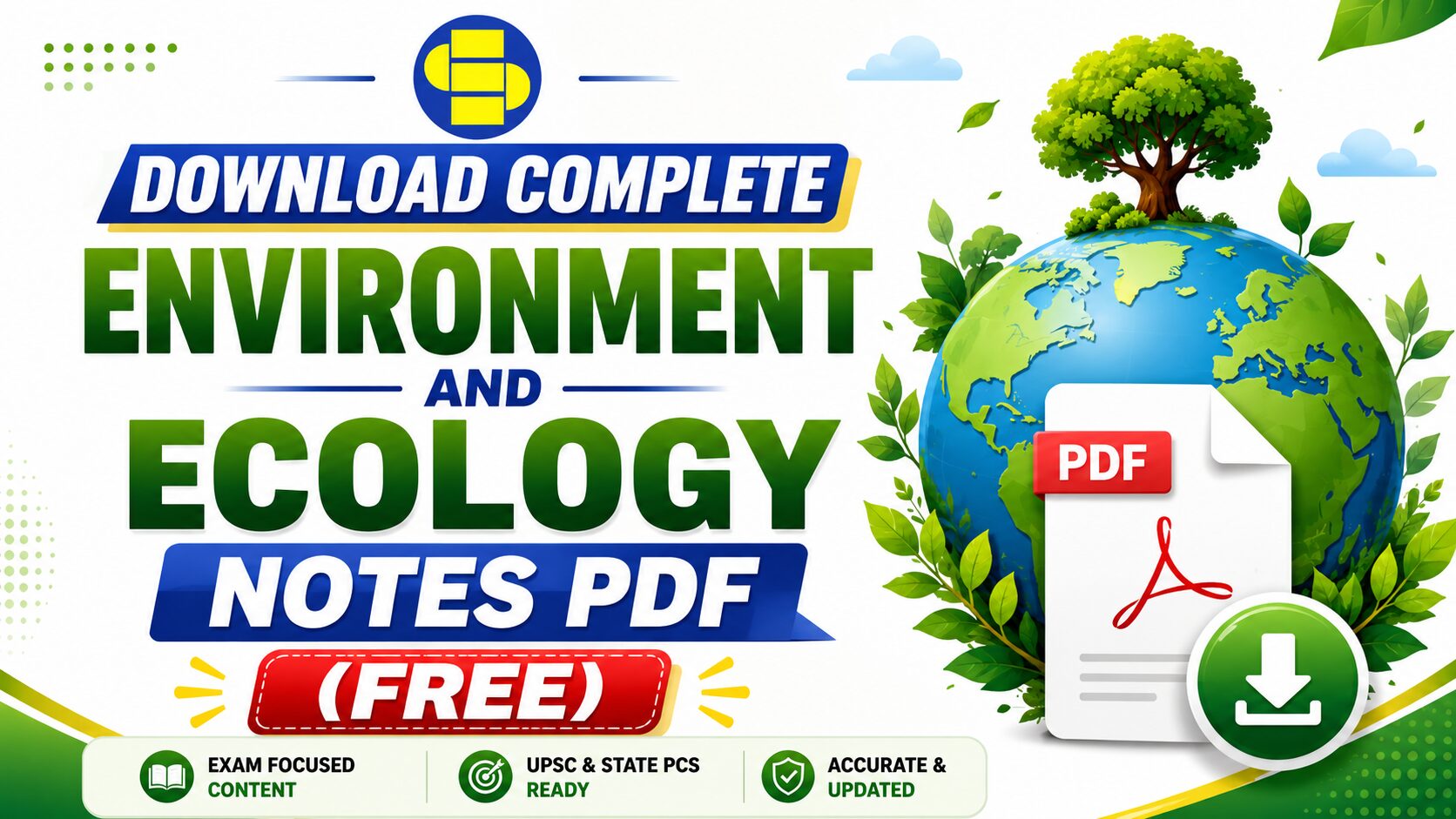 Download Complete Environment and Ecology Notes PDF (Free) — Srishti IAS